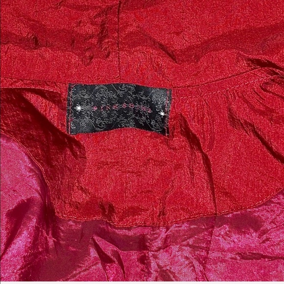 pink shine | Jackets & Coats | Pink Shine Taffeta Puff Sleeve Jacket ...